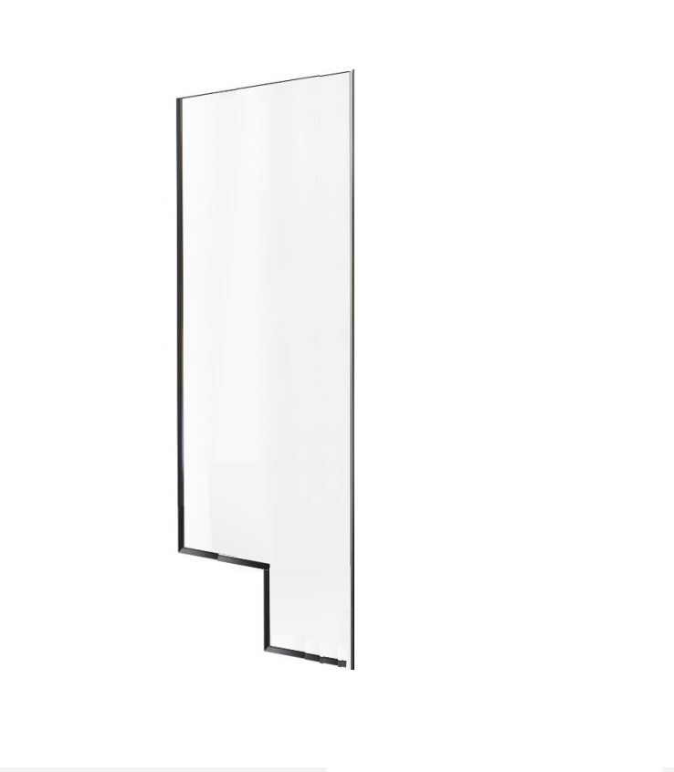 Bespoke Shower Screen With Seat Cut Out