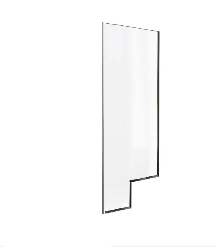 Made To Measure Shower Screen With Seat Cut Out