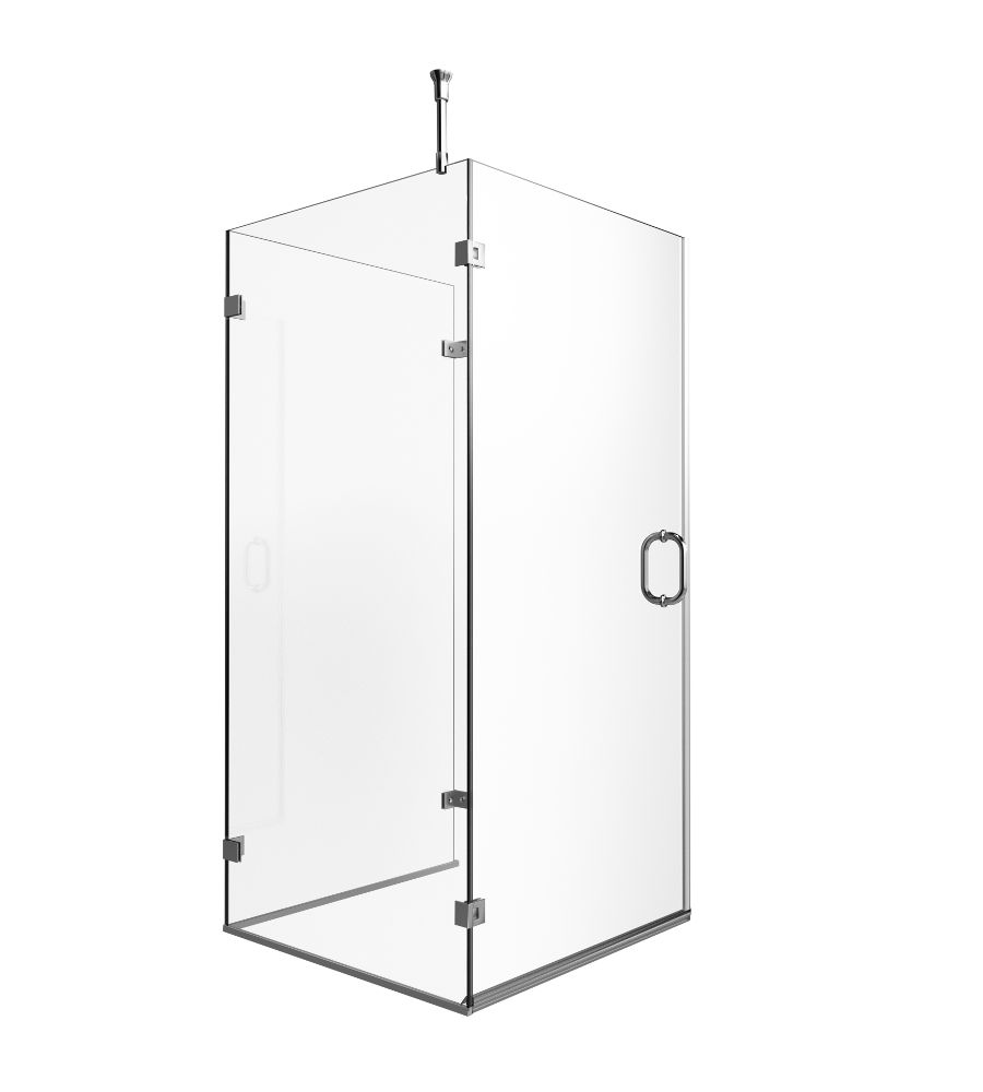 Three Sided Shower Cubicle - Left Hinged | Click Bathrooms