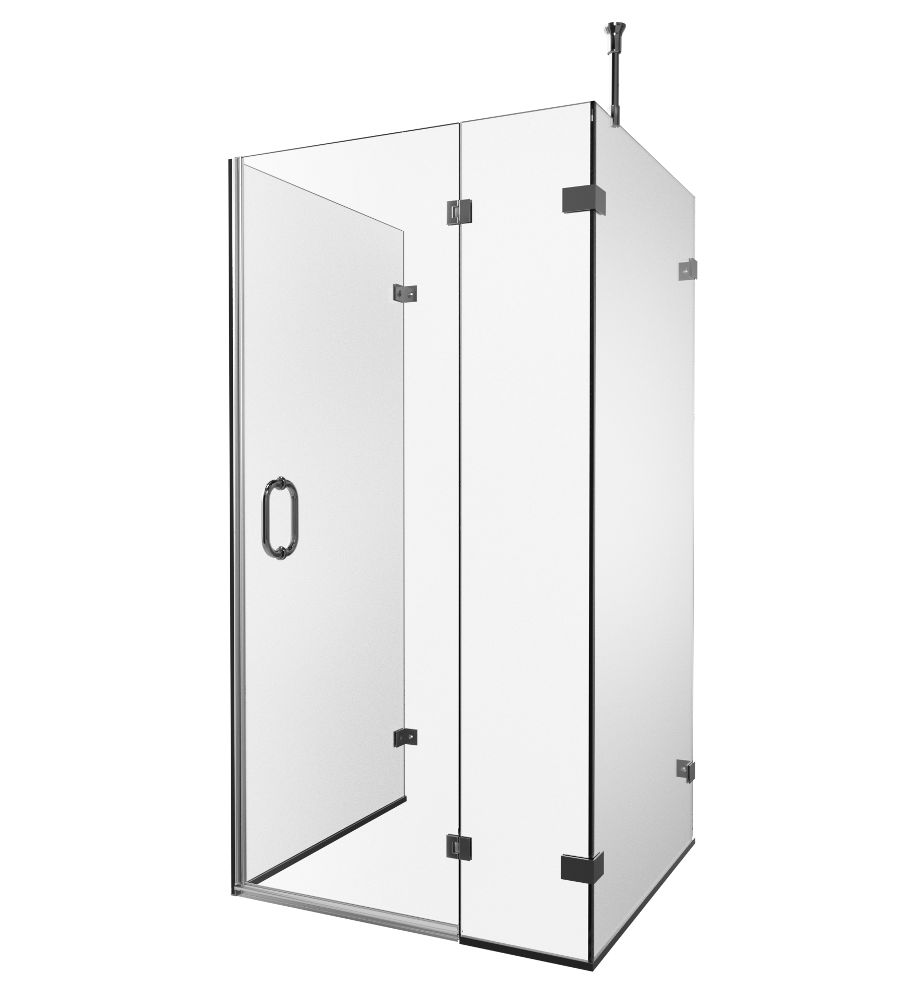 One Wall Three Side Bespoke Shower \ Right Hinged