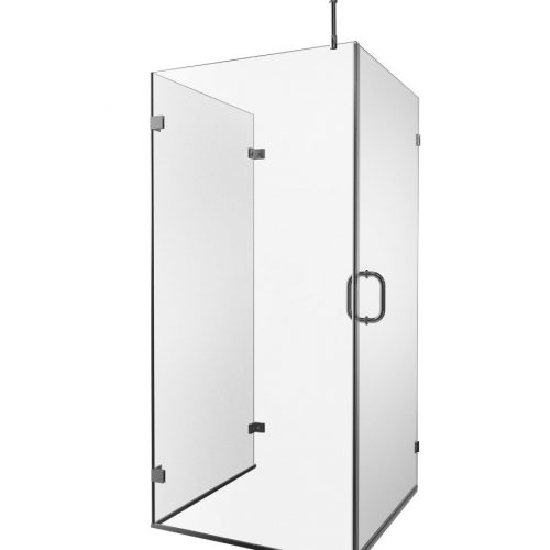 Three sided enclosure with single door | Click Bathrooms