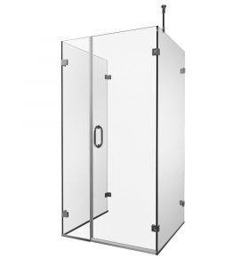 Bespoke Three Sided Enclosure Right Hinged One Wall Fitting