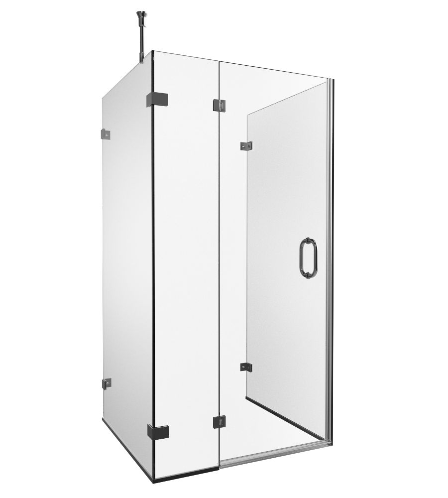 Three sided enclosure left hinged | Click Bathrooms