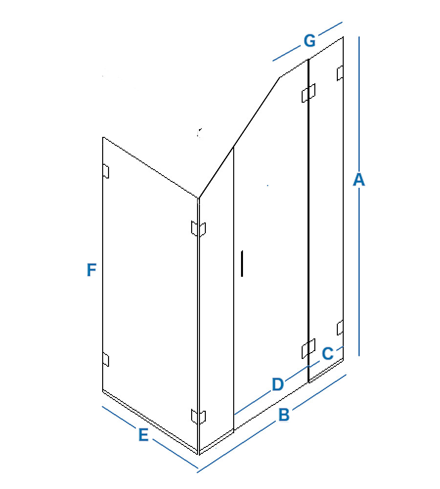 Bespoke Shower Enclosure| Sloping Shower | Click Bathrooms